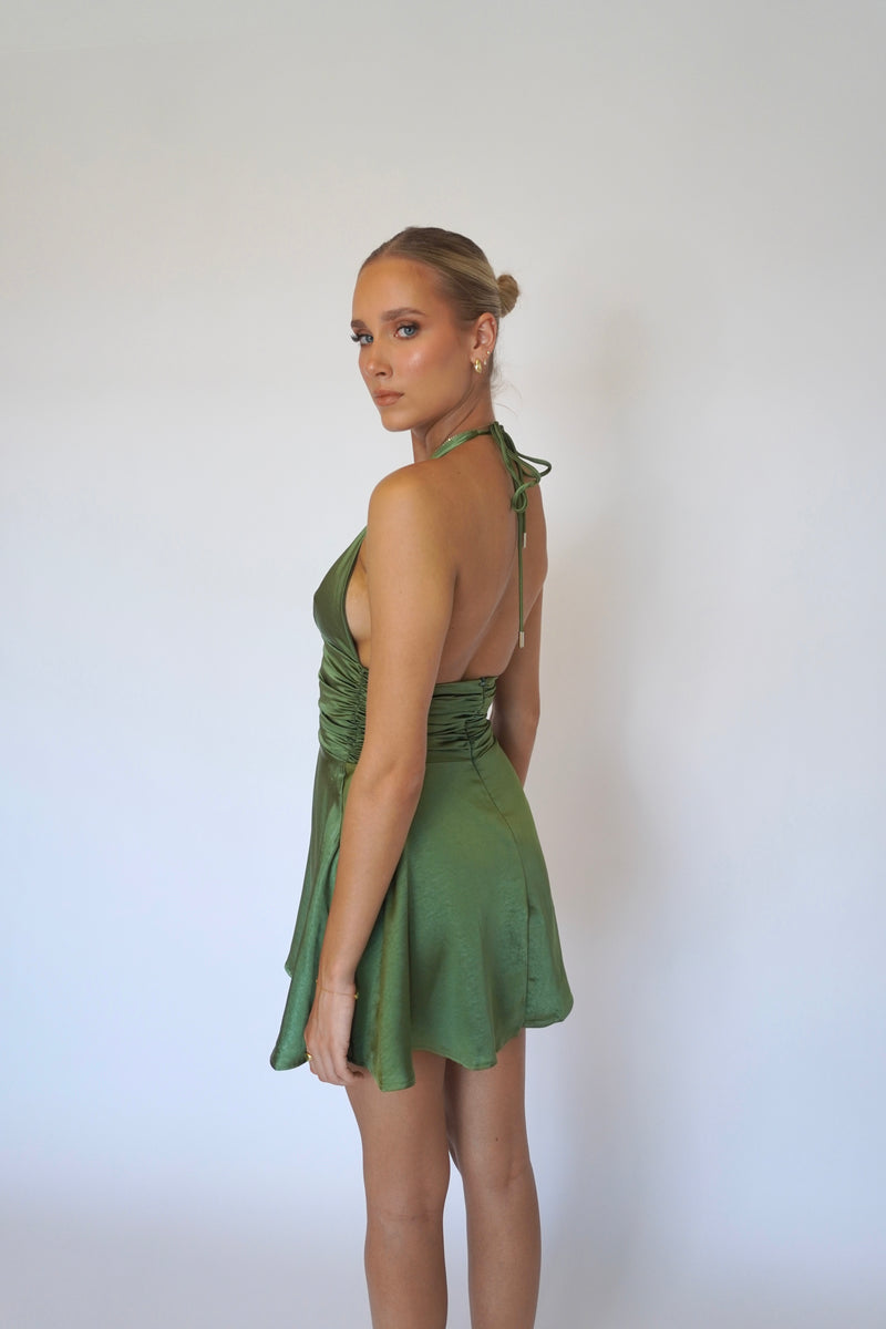 Helena Halter Dress Villains Clothing Online